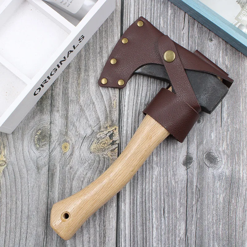 Axe-Head-Cover-Hatchet-Sheath-Holster-Leather-Axe-Case-Camping-Blade ...