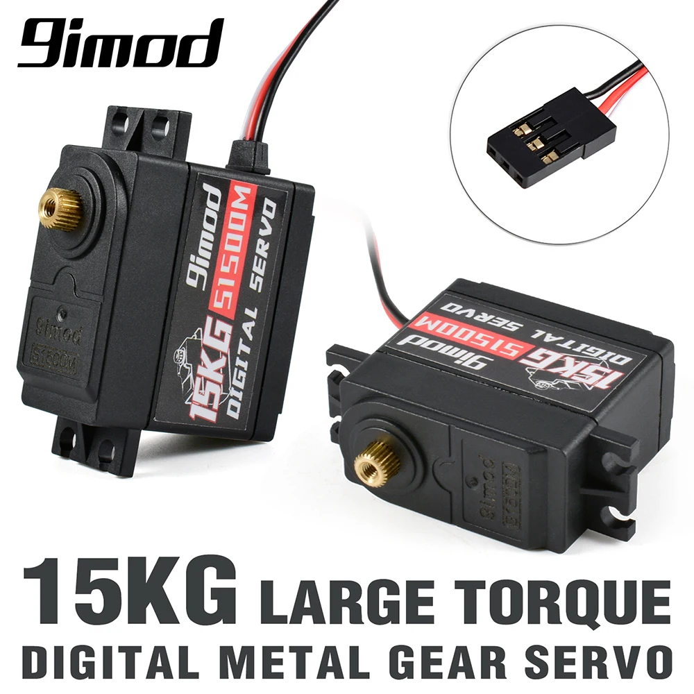 9imod Servo S1500M 23KG Metal Gear Digital Servo Motor Steering Servo ...