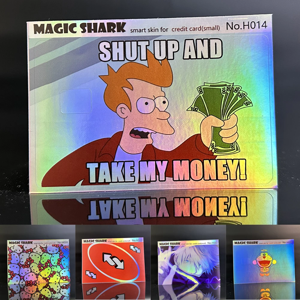 Magic-Shark-Holographic-Laser-Shine-Cute-Hello-Kitty-Anime-Venom-Flower ...