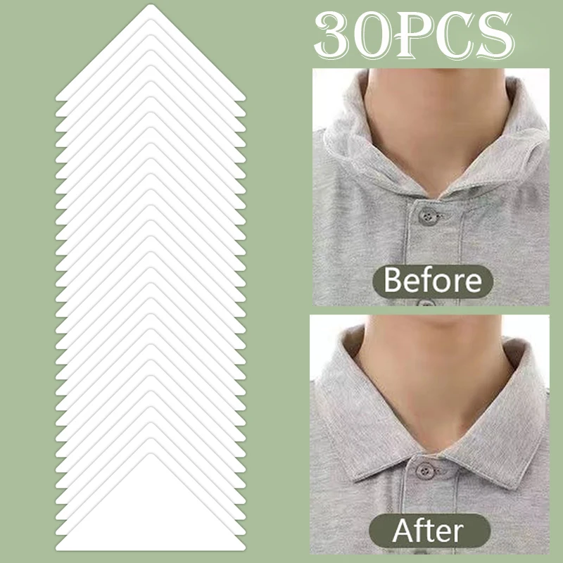 20-30pcs-Self-Adhesive-Collar-Styling-Tape-Does-Not-Warp-Shirt-Neck ...