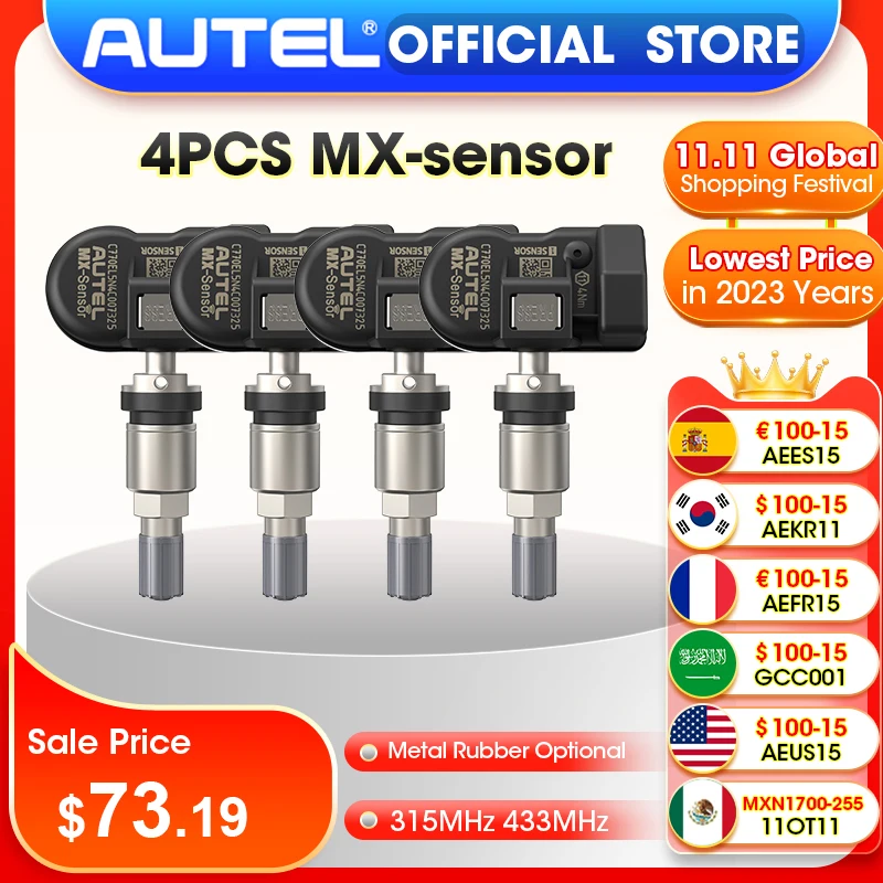 Autel-MX-Sensor-433-315MHZ-TPMS-Sensor-Tire-Repair-Tools-Scanner ...