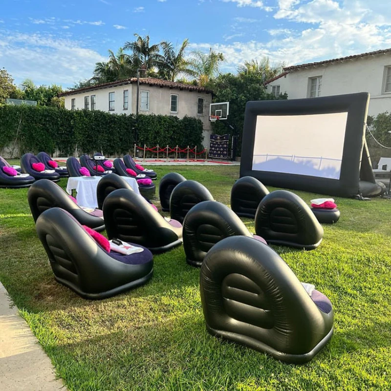 blow up movie screen and projector inflatable outdoor with chair AliExpress 1420