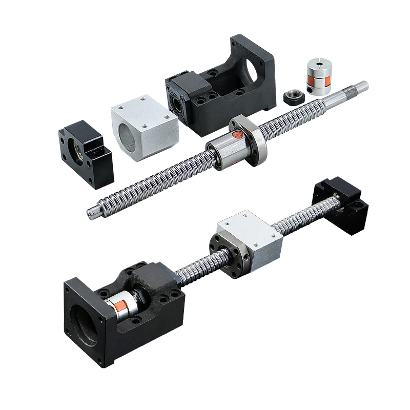 250mm-to-1450mm-16mm-SFU1605-1610-Rolled-Ball-Screw-With-BF12-HM12 ...