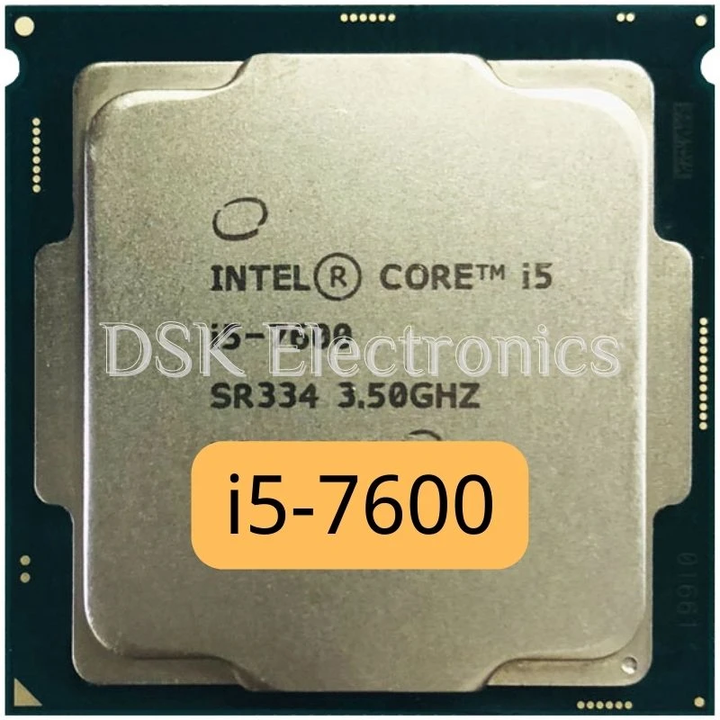 Intel Core i5 7600 i5 7600 3,5 GHz Quad Core Quad Thread CPU Processador 6M 65W LGA 1151 ...