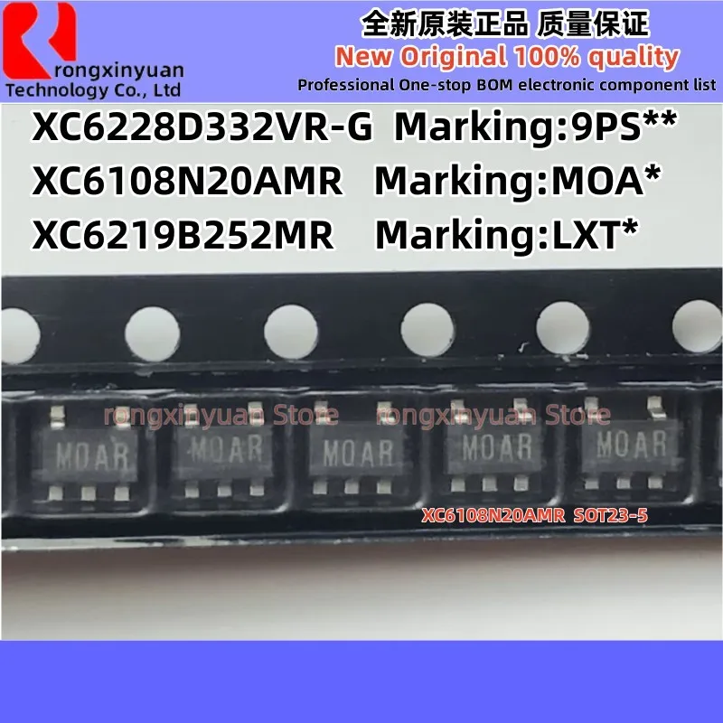 20Pcs-XC6108N20AMR-MOA-XC6108-XC6219B252MR-LXT-XC6219-XC6228D332VR-G ...