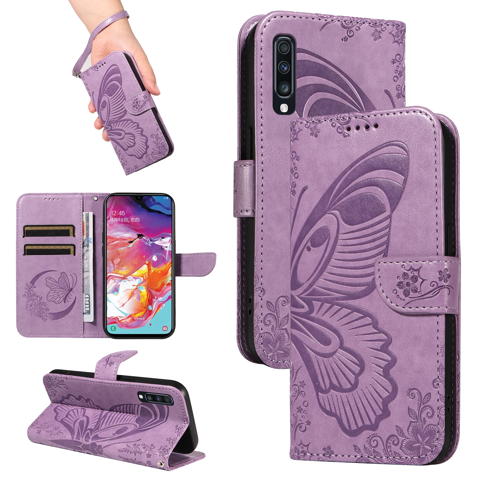 Big Butterfly Phone Case For Samsung Galaxy A70 A70S A50 A50S A40 A30 ...