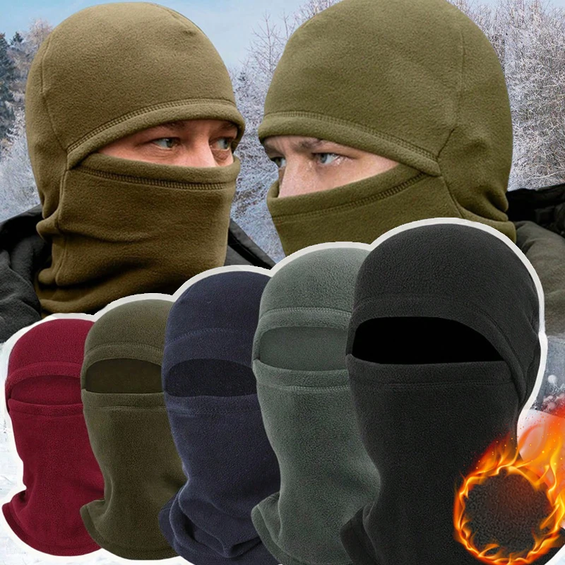 Motorcycle Winter Balaclava Hat Outdoor Knitted Full Beanies Cycling ...