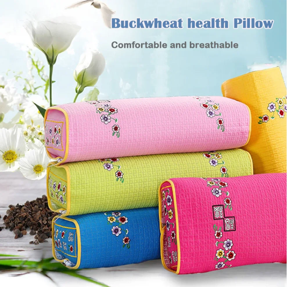 Korean Style Buckwheat Pillow, Folk Custom Square Pillow, Cotton ...