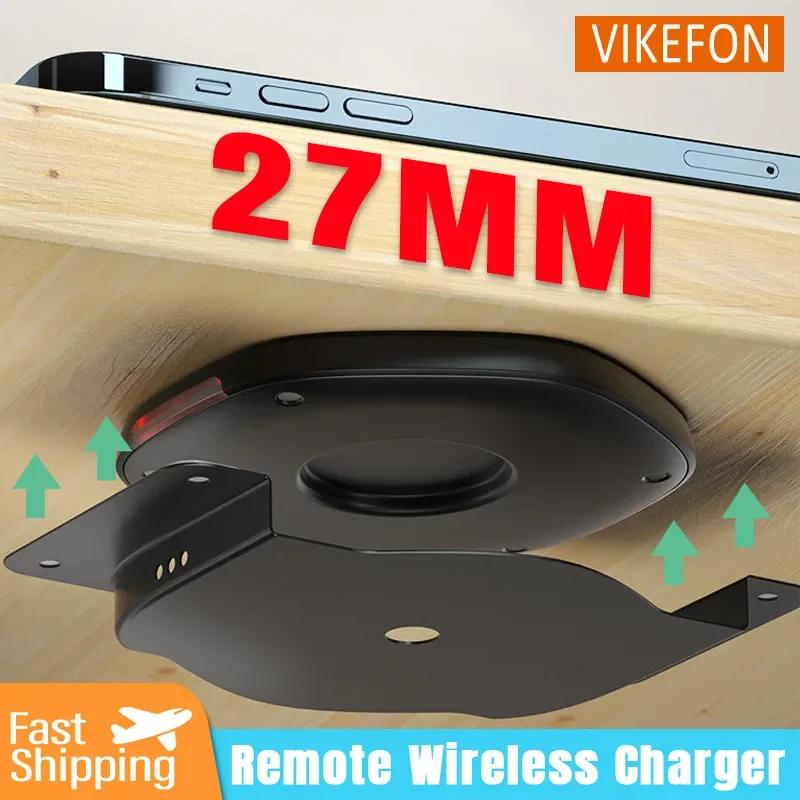 Invisible Wireless Charger 27mm Under Table Charger Furniture Fast Desk ...