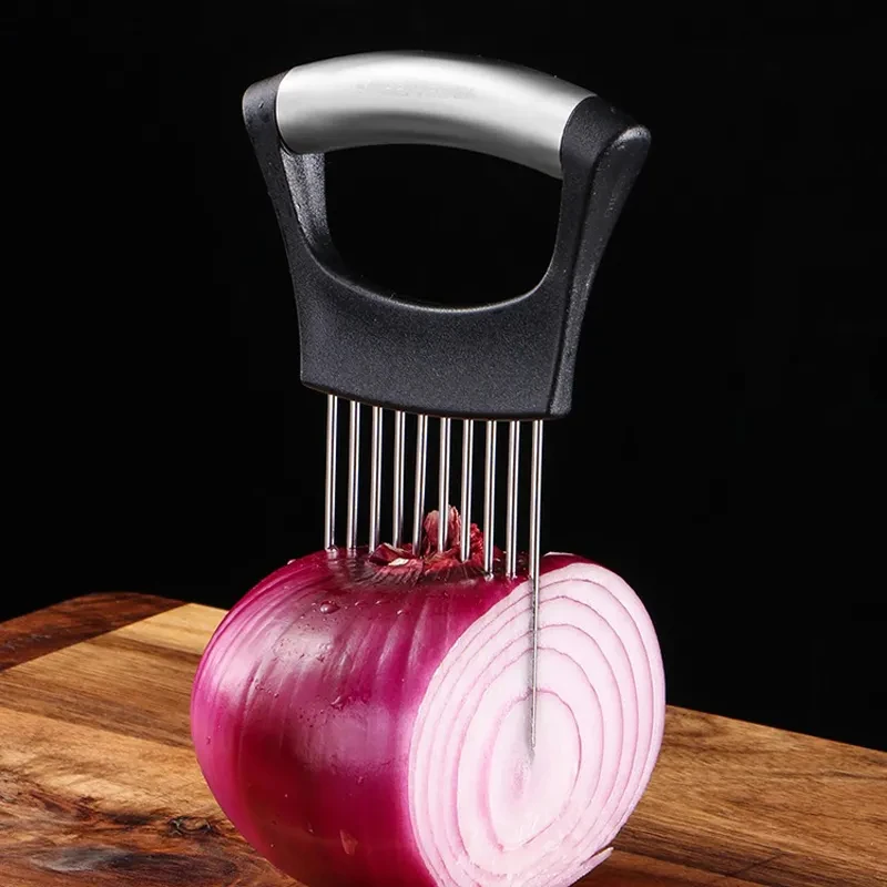 Stainless-Steel-Onion-Cutter-Holder-Food-Slicers-Assistant-Tomato-Onion ...
