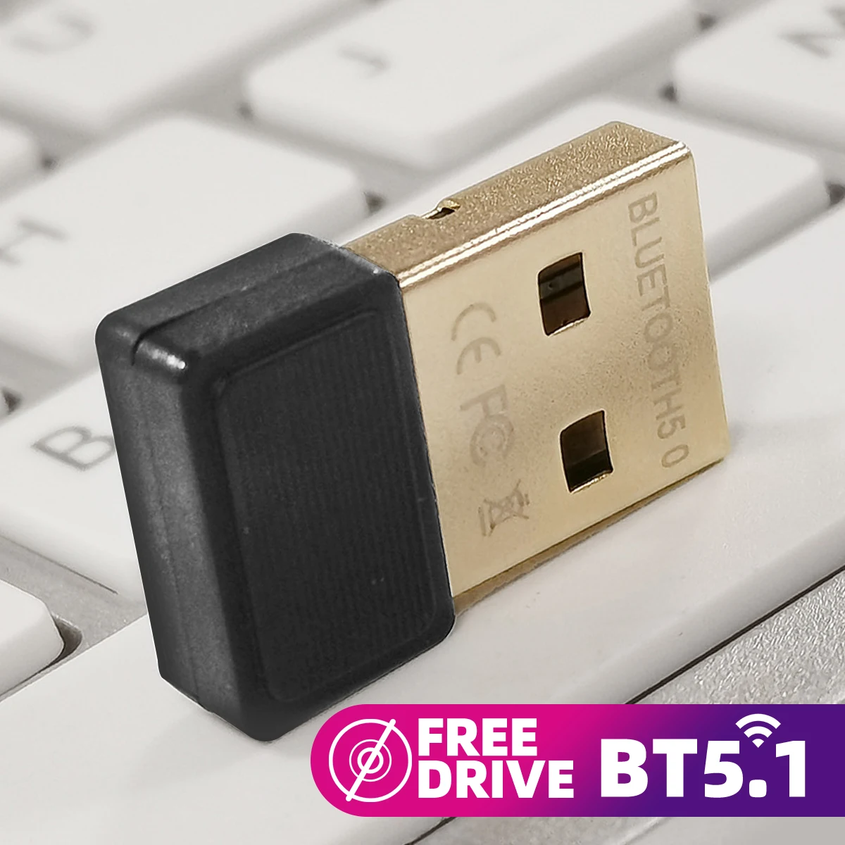 무선 BT5.1 어댑터 무료 드라이버 USB 블루투스 송신기 오디오 파일 전송 동글 5.0 PC 스피커 마우스 TWS 이어폰|USB 블루투스 어댑터/동글| - AliExpress