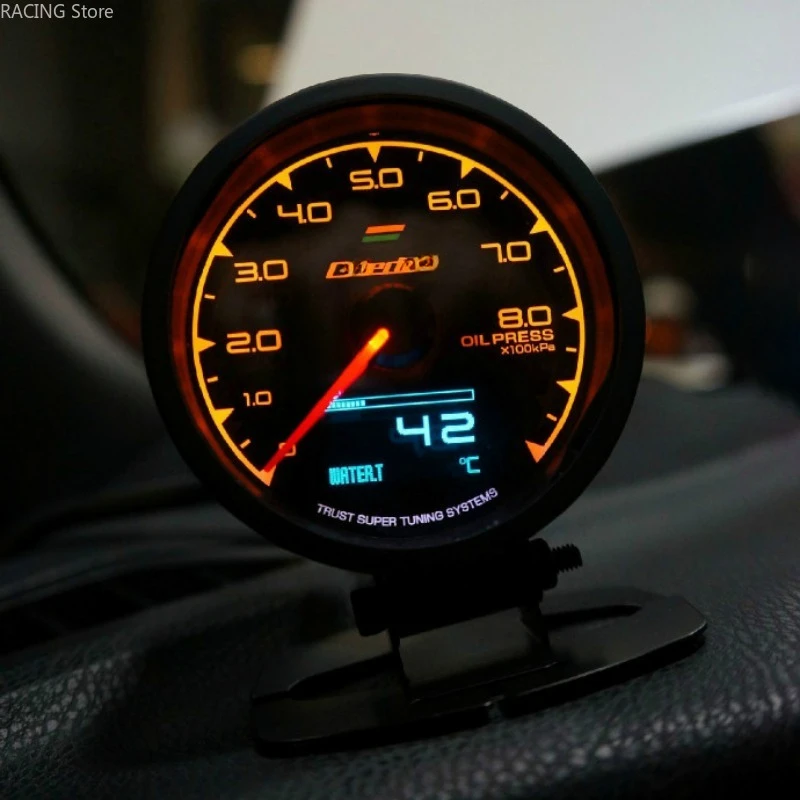 GReddi-LED-Digital-Oil-Pressure-Gauge-Kit-Medidor-Automotivo-com-Sensor ...
