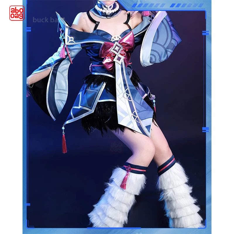 Lol Nine Tailed Fox Snow Moon Ahri Cosplay Costume Snow Moon Ahri ...