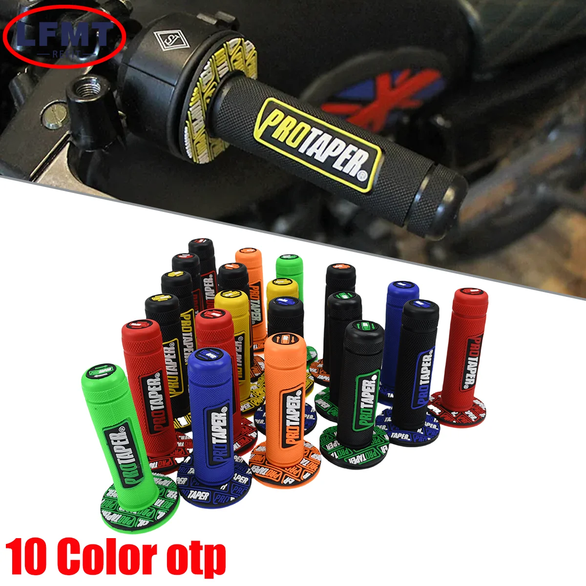 Universal-Motorcycle-22mm-24mm-Protaper-Handle-Bar-Part-Motorbike ...