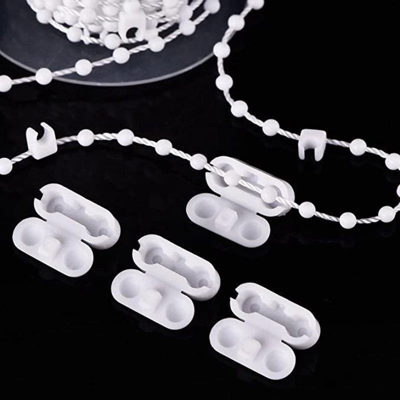 10pcs/lot White Roller Blinds Pull Cord Connector Curtain Chain ...