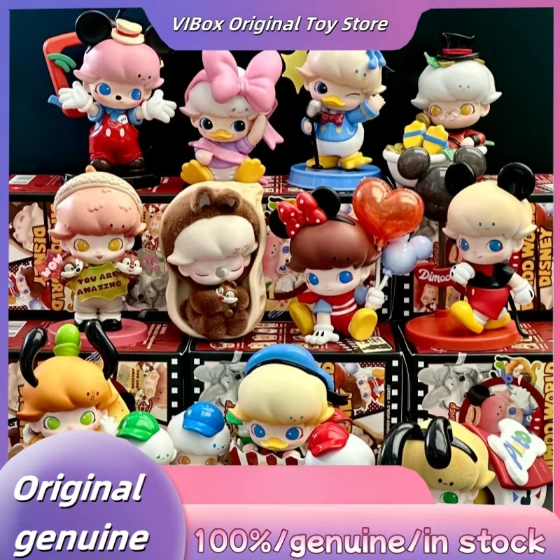 Genuine POPMART DIMOO WORLD x DISNEY Series Blind Box Toys Doll Cute ...