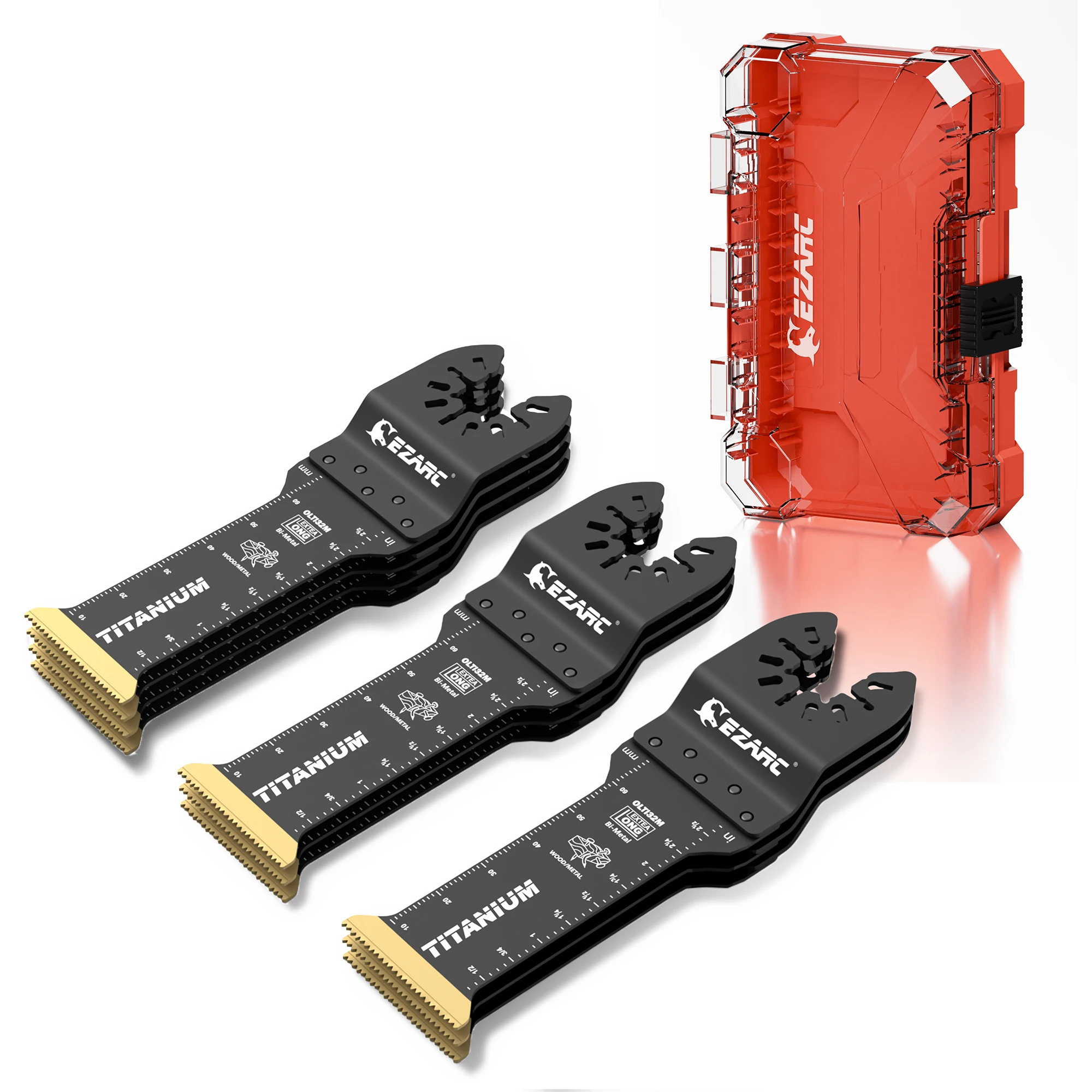 EZARC-10PCS-Titanium-Oscillating-Saw-Blades-Extra-Long-Multitool-Saw-Blades-for-Metal-Wood-Nails ...