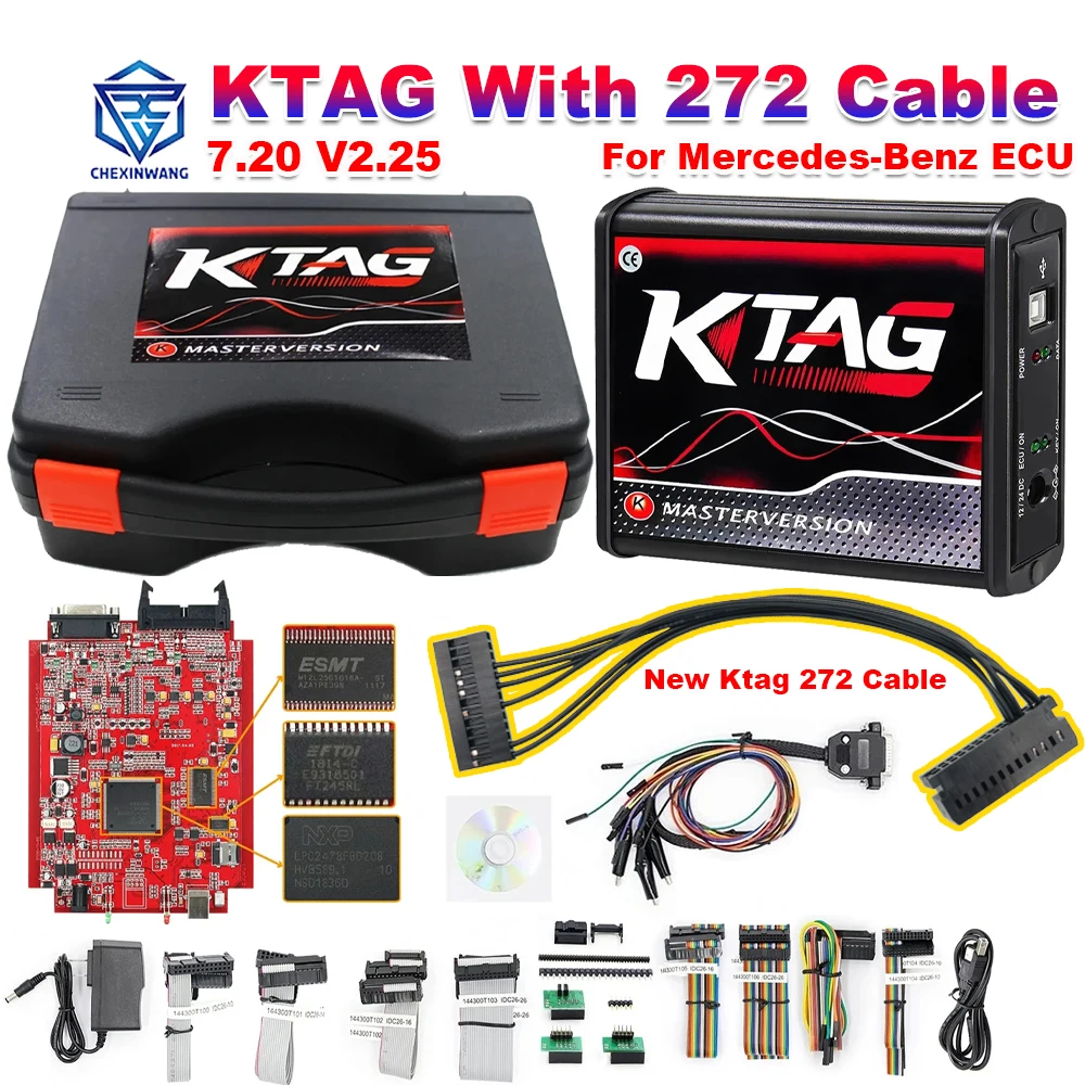 KTAG-V7-020-V2-25-EU-Red-PCB-ECU-Programmer-With-New-Ktag-272-ECU ...