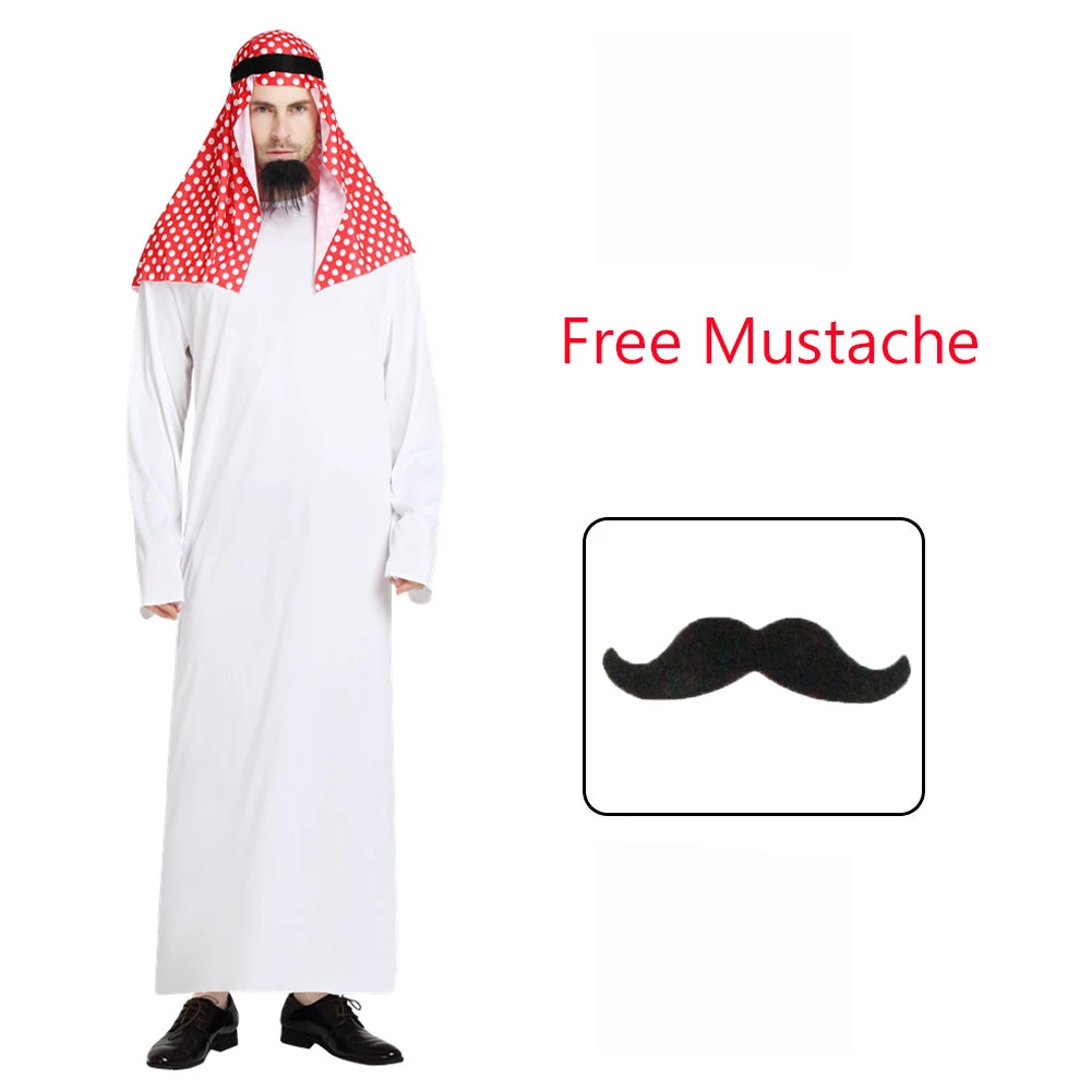 Fantasia Adulto Prince Arabian Arab Costume Men Middle East Ali Baba ...