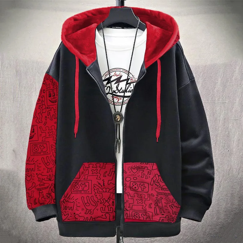 C-rdigan-informal-holgado-con-capucha-para-hombre-su-ter-de-talla ...