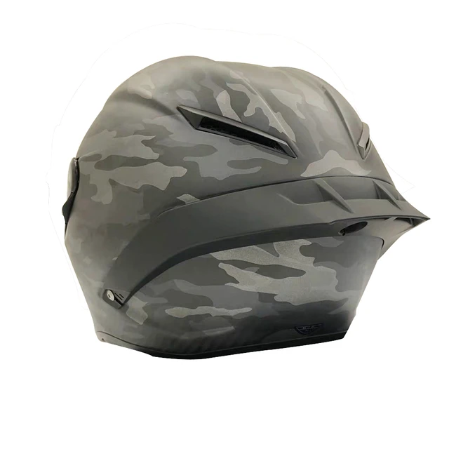 Digital Camo Motorcycle Helmet