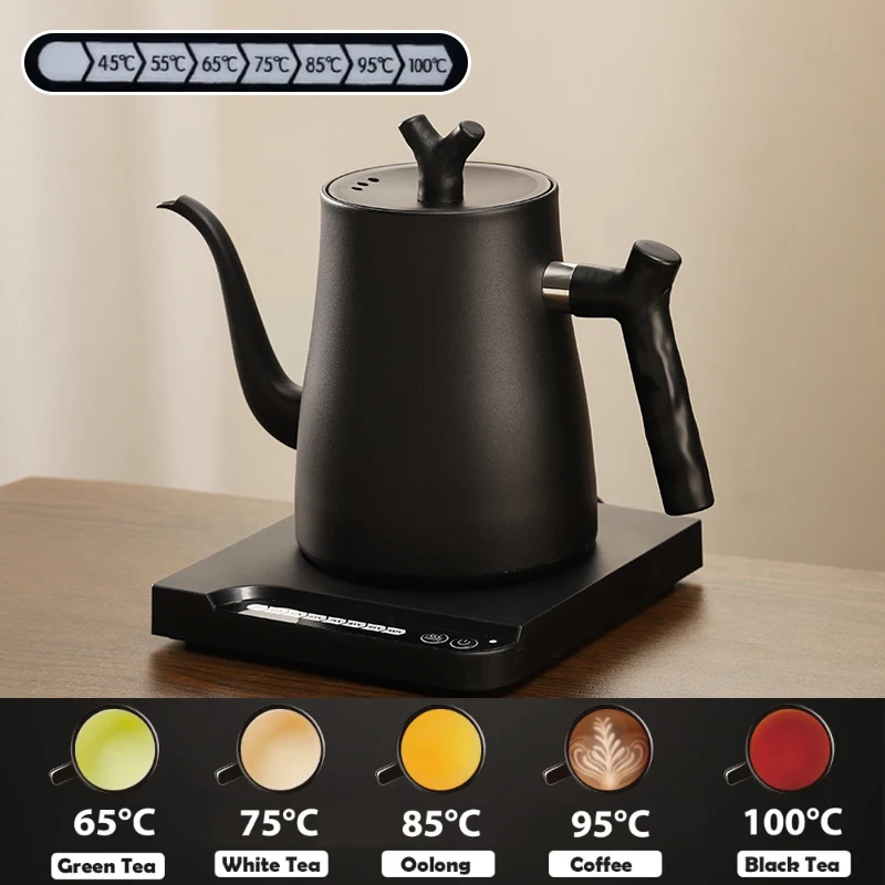 Updated-Smart-Electric-Kettle-1L-Gooseneck-Spout-6-Temperatures-Control ...
