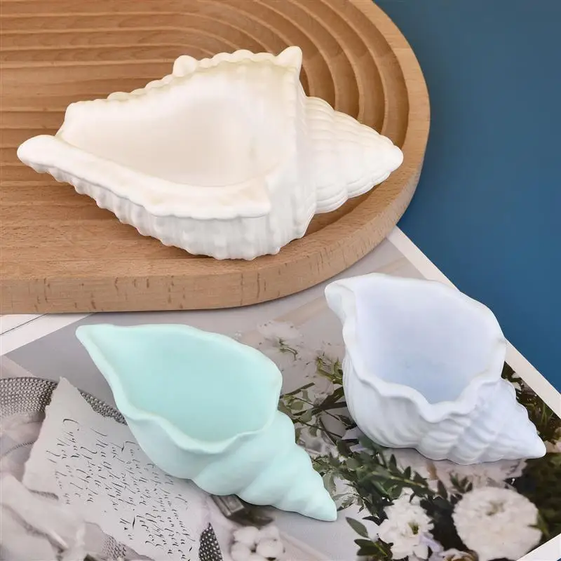 Conch-Potted-Flower-Pot-Mould-Conch-Jewelry-Storage-Box-Silicone-Mold ...