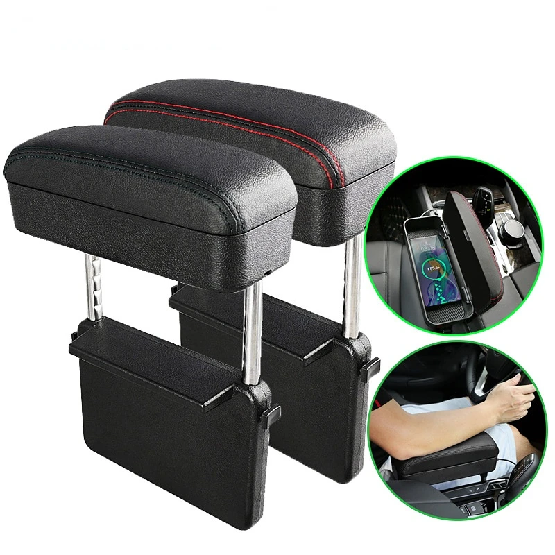 Arm-Rest-Box-Car-Armrest-Organizer-Accessories-Cushion-For-Auto-Elbow ...
