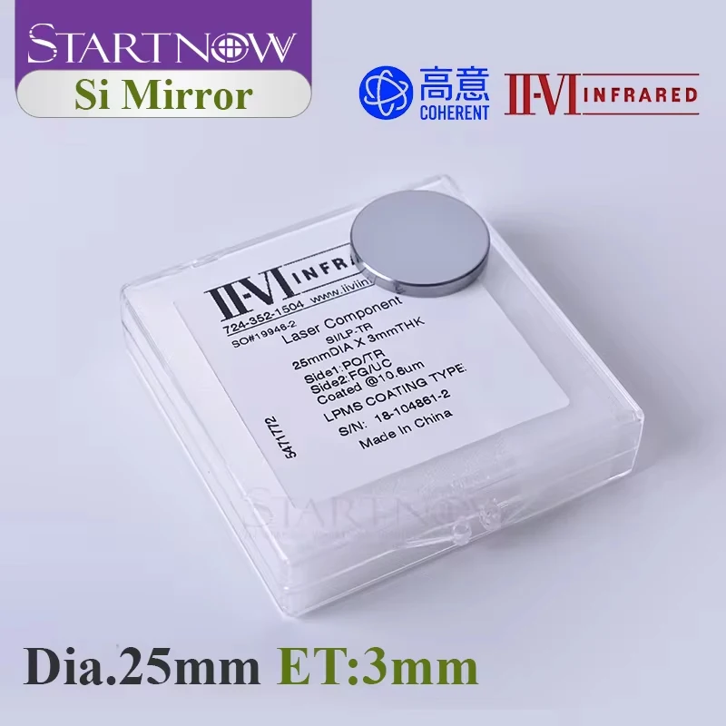 II-VI-INFRARED-Lens-Laser-Mirror-Si-Reflective-20mm-25-Thickness-3mm ...