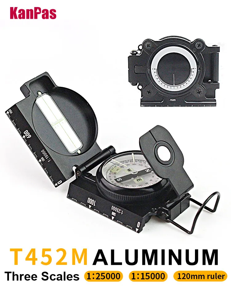 Kanpas-Military-Sighting-Lensatic-Compass-High-Quality-Inclinometer ...