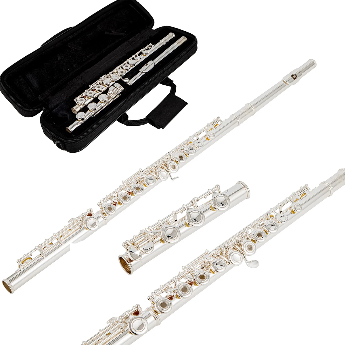 AUROSUS-MSO-7-Silver-Plated-Intermediate-17keys-Open-closed-Hole-C ...