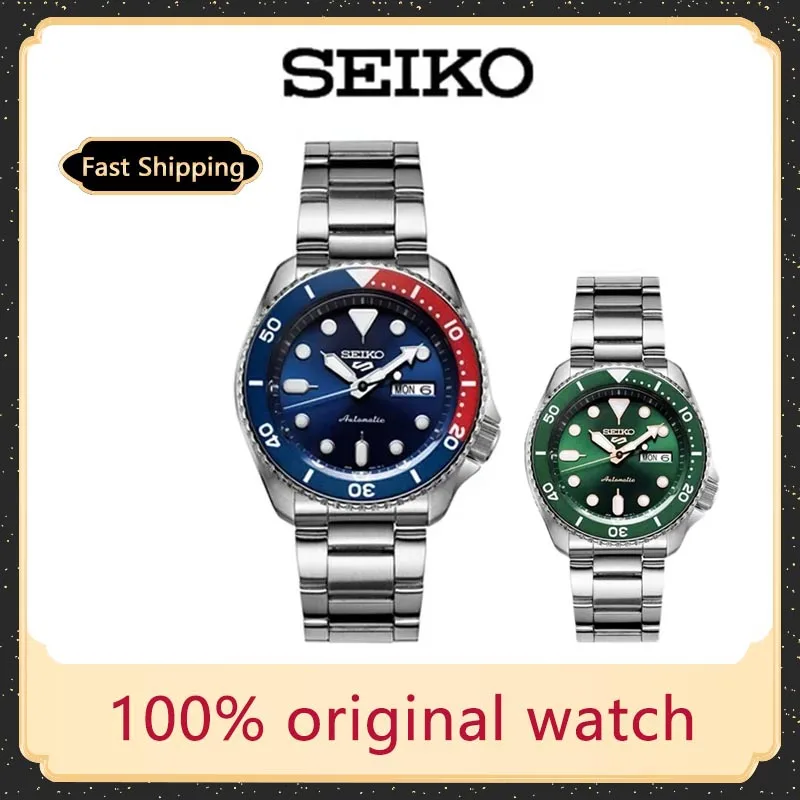 SEIKO-Luxury-Watch-Men-s-Series-Automatic-Waterproof-Steel-Band-Round ...