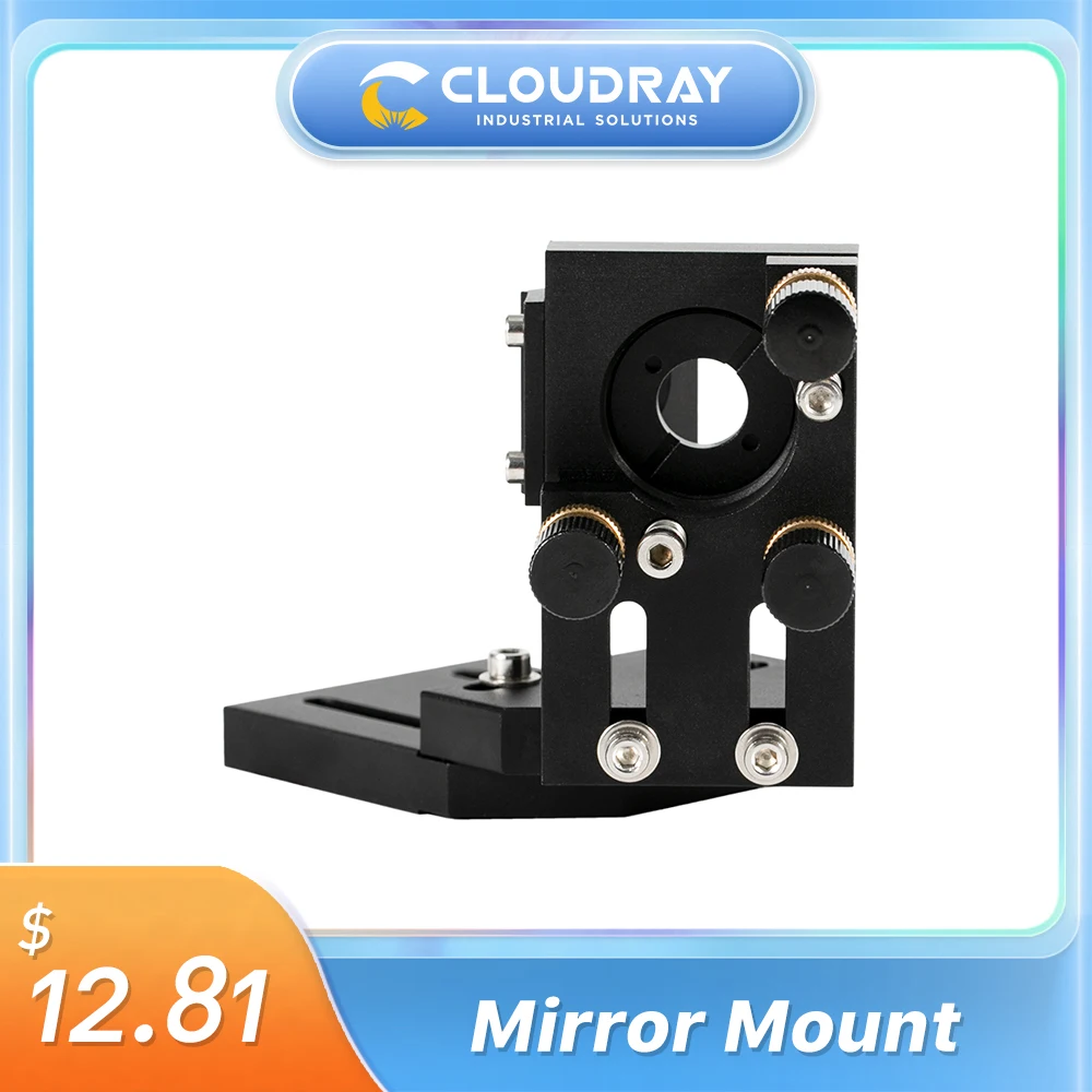 Cloudray-CO2-Black-Second-Laser-Mount-Mirror-25mm-Mirror-Mount-Integrative-Mount-For-Lase ...