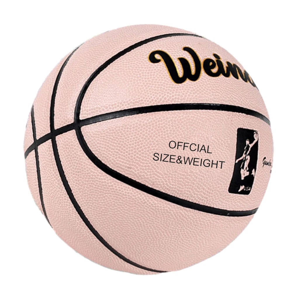 Pelota-de-baloncesto-rosa-para-hombre-pelota-de-baloncesto-suave ...