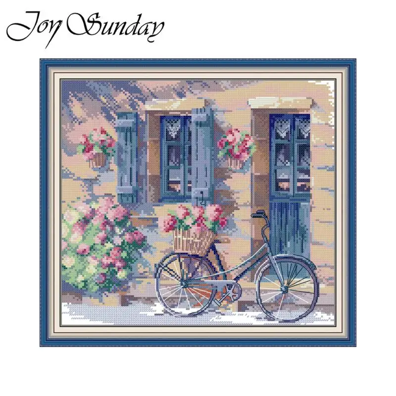 Joy Sunday Hot Midday Pattern Printed Cross Stitch Kits Aida 16/14CT ...