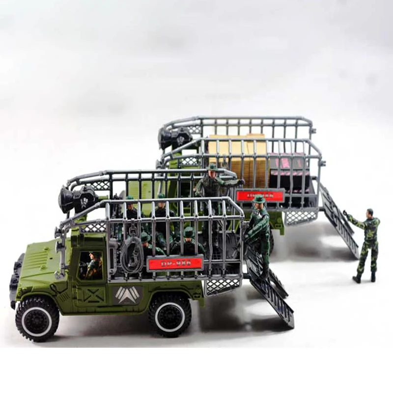 Dark-Source-Soldier-Truck-Transport-Vehicle-Model-1-18-Escala ...