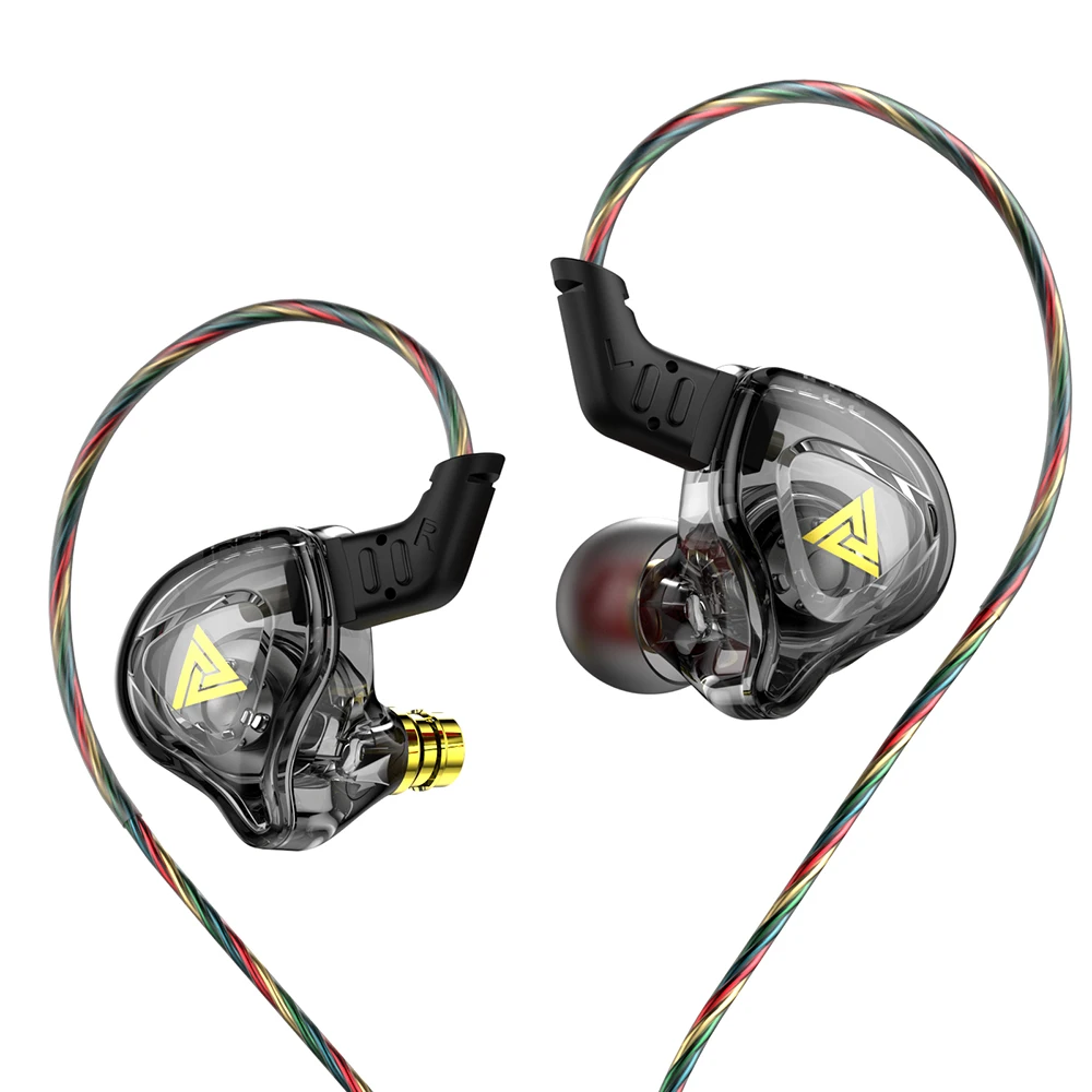 QKZ-AK6-DMX-HiFi-Earphone-Wired-Headphones-with-Mic-Bass-Noise ...