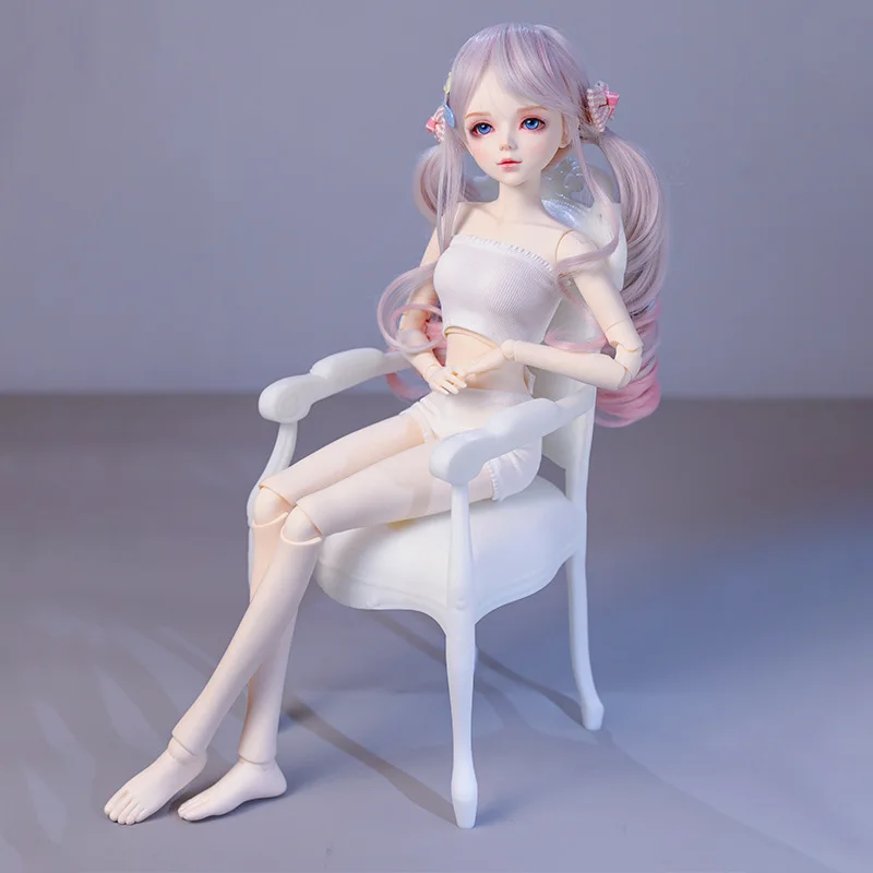1/3 bjd corpo da boneca pvc corpo sólido 60cm bjd boneca fêmea mudando olhos cabelo boneca diy ...
