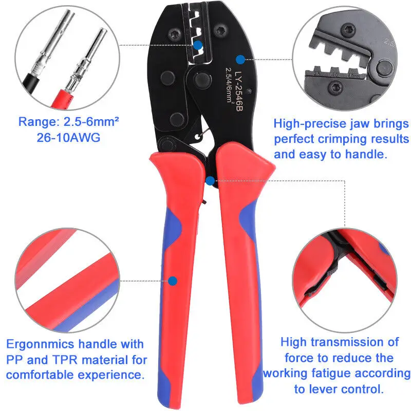 10-12-14-AWG-2-5-6mm2-PV-Cable-Solar-wire-stripper-pliers-solar ...