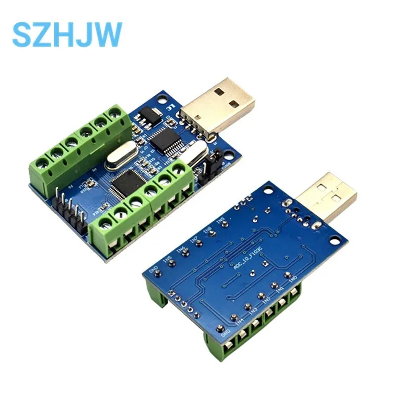 12Bit-USB-interface-channels-10-bit-AD-sampling-ADC-data-acquisition-STM32-UART-communication ...
