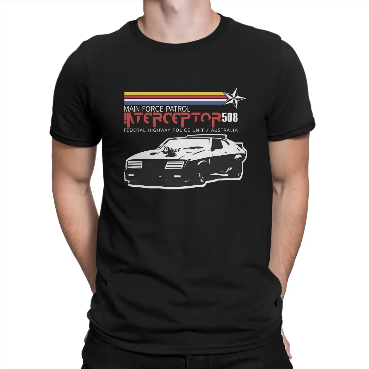 Interceptor-508-V2-Men-T-Shirts-Mad-Max-Funny-Tee-Shirt-Short-Sleeve ...