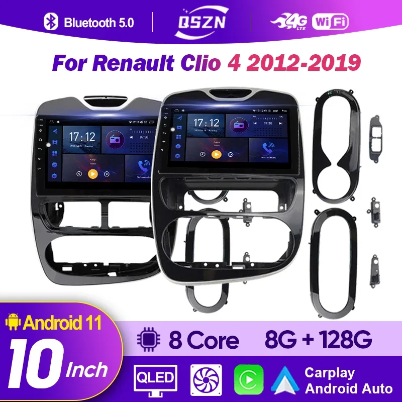 Android 13 Auto Carplay Car Radio For Renault Clio 4 2012 - 2019 Video ...