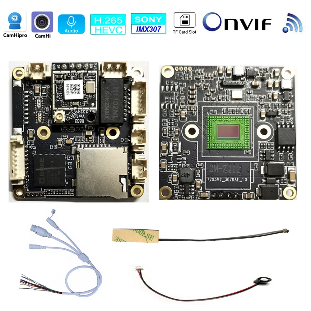 Wifi-IP-Camera-Board-1080P-CMOS-Sony307-Module-2-0MP-CamHipro-App-For ...