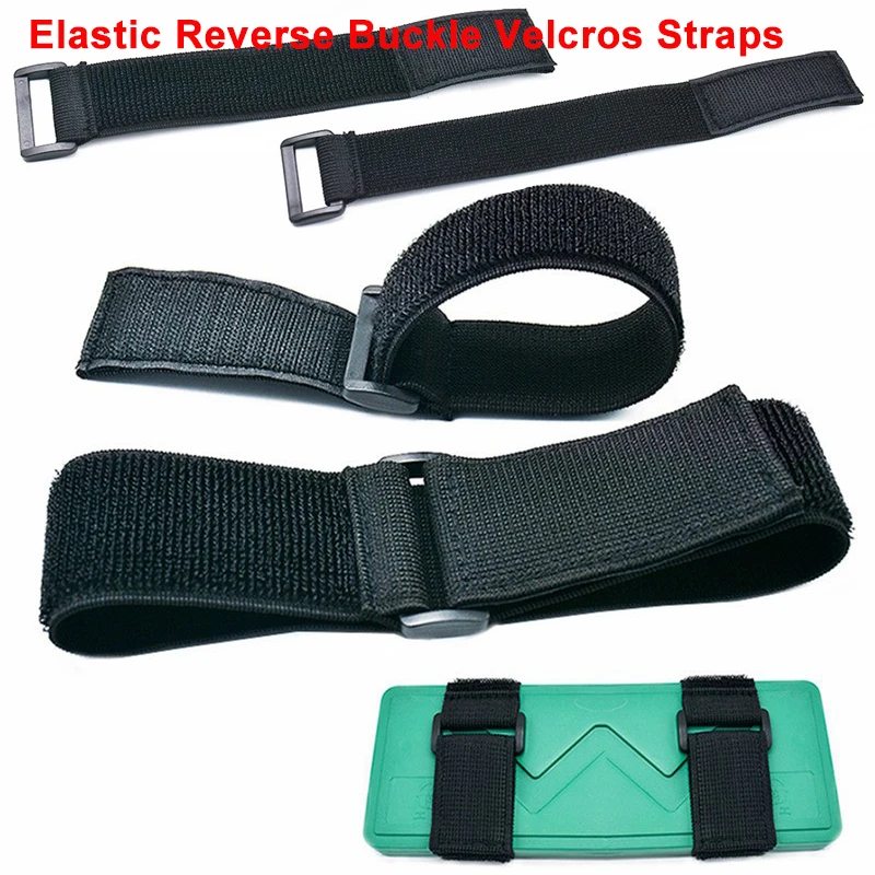 2-5PCS-Elastic-Hook-Loop-Straps-Reverse-Buckle-Hook-Loop-Magic-Nylon ...