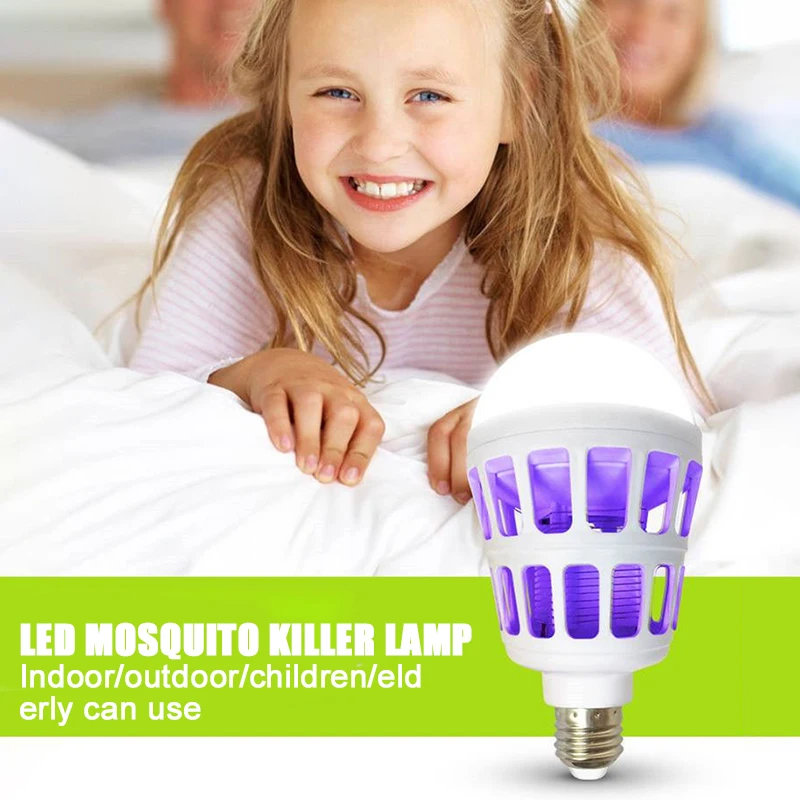 Only Eu Socket Ampoule LED Anti-Moustiques 2 en 1 Piège à Insectes avec ...