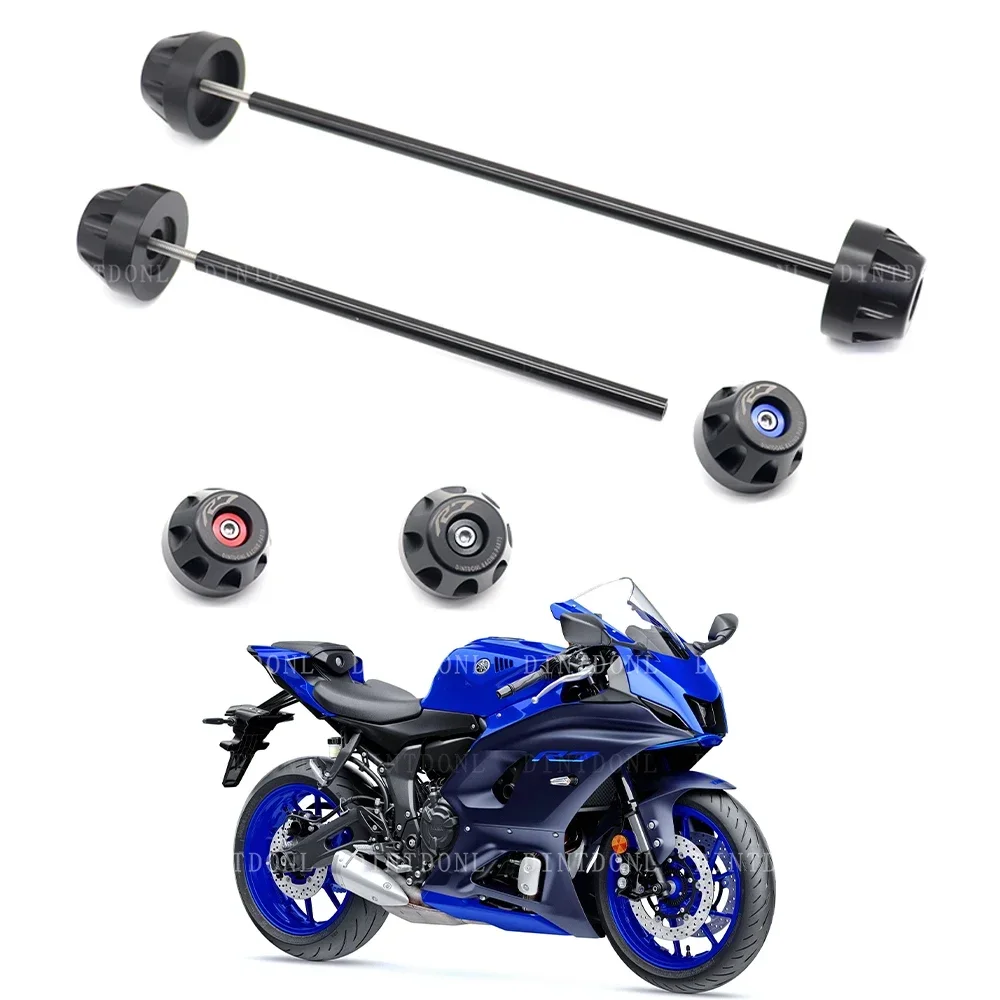 Rear Front Axle Fork Crash Slider For YAMAHA YZF-R7 YZF R7 2021 ...