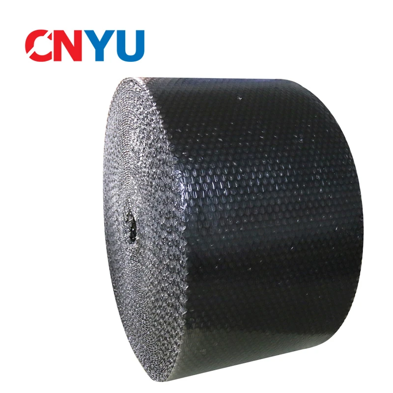 Black Bubble Wrap Film Shockproof Foam Roll Bag Paper Packing Double ...