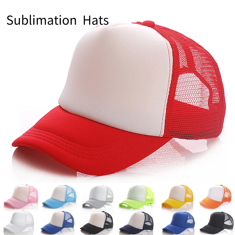 Sublimation Blank Hats Baseball Cap Snapback Hat For Boy Men Women ...