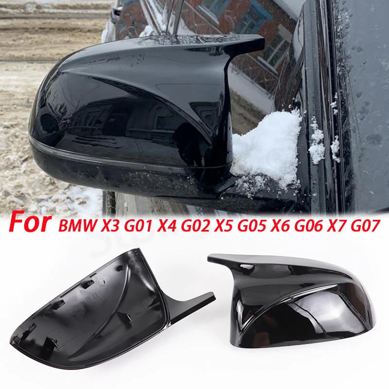 X3 X4 Car Side Door Rearview Side Mirror Cover Cap For BMW BMW iX3 G01 ...