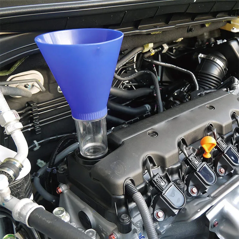 No-Spill-Oil-Funnel-Engine-Oil-Funnel-with-Threaded-Oil-Filler-Caps-for ...
